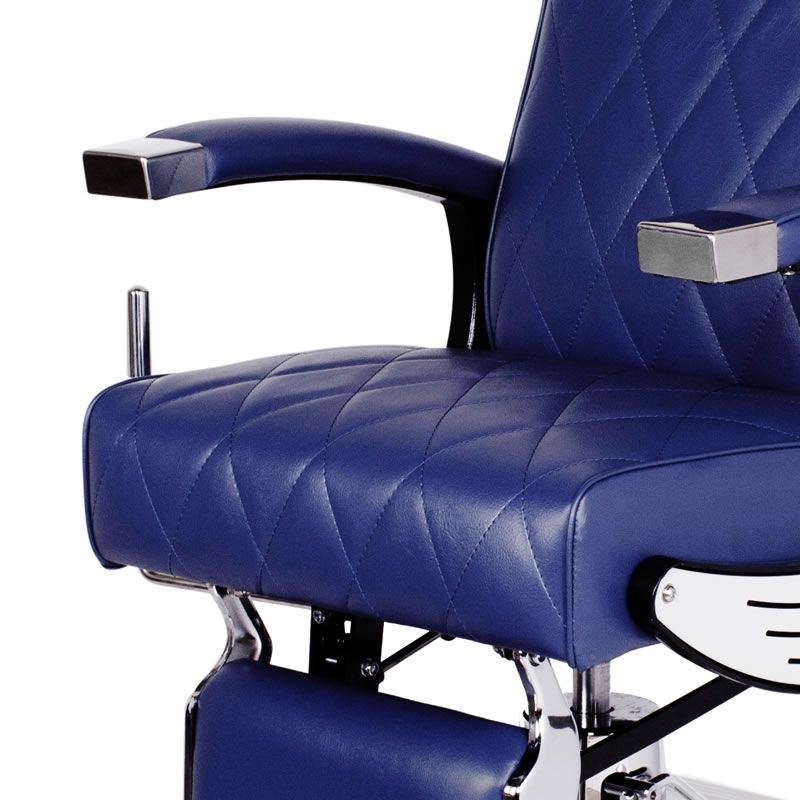 "BARON" Heavy Duty Barber Chair in Royal Blue - Heavy Duty Barber Shop ...