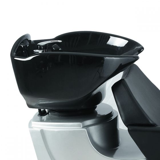 "ODESSA" Shampoo Backwash Unit in Black Crocodile