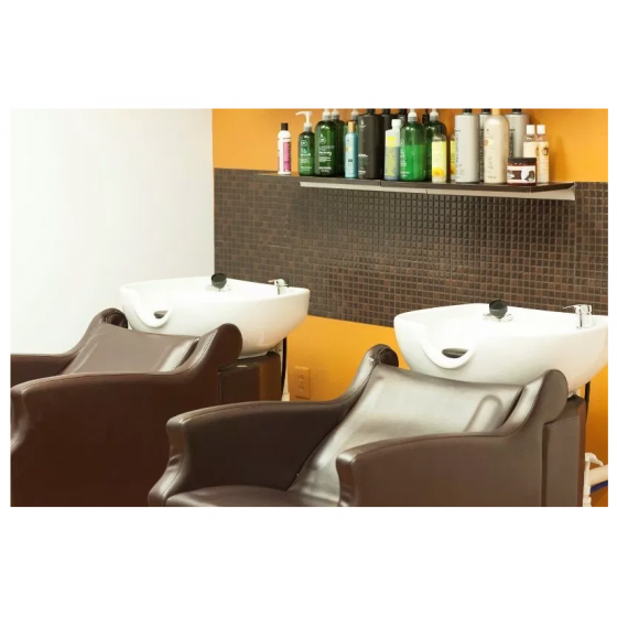 "ISLAND" Backwash Shampoo Unit in Grey, Grey Shampoo Bowl, Grey Shampoo ...